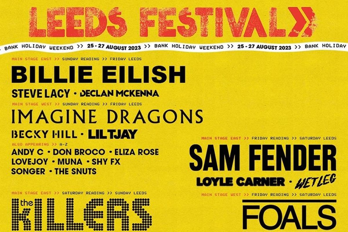 Reading Festival Your First 2023 Line Up Announcement Is Here